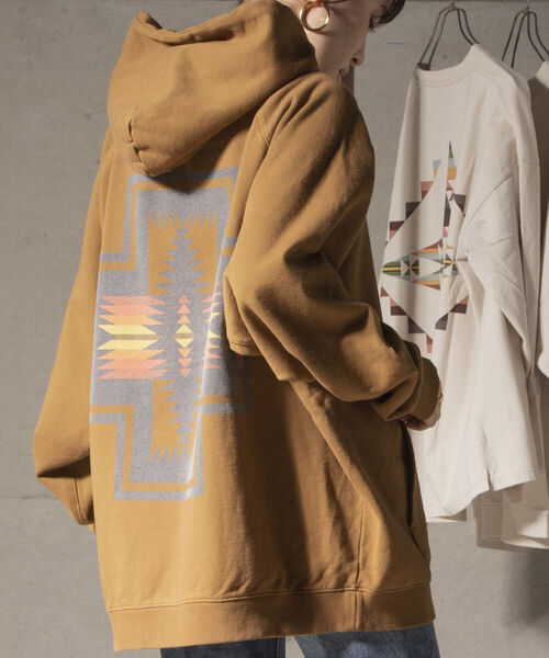 PENDLETON（ペンドルトン）の「【PENDLETON/ペンドルトン】バックプリント フーディ ラグラン プルオーバー パーカー 1475-5006（パーカー）」 - WEAR