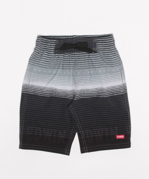 EDWIN（エドウィン）の「【EDWIN/エドウィン】キッズ水着 EWグラデボーダーサーフトランクス（水着）」 - WEAR