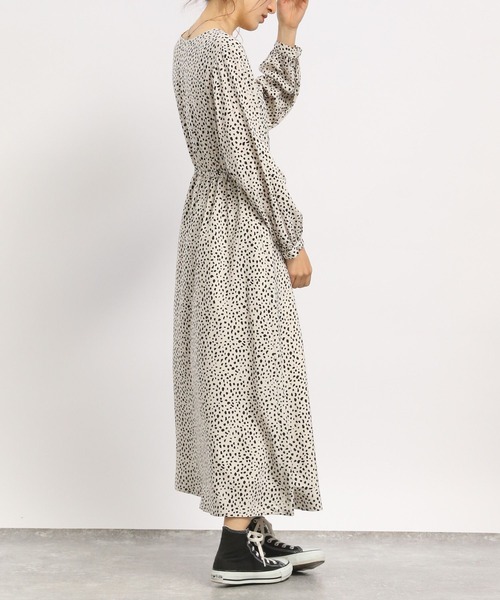 GLOBAL WORK Smile Seed Store（グローバルワーク スマイルシードストア）の「レーヨンVネックワンピース長袖 ...