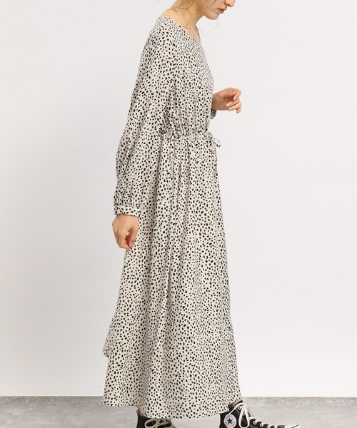 GLOBAL WORK Smile Seed Store（グローバルワーク スマイルシードストア）の「レーヨンVネックワンピース長袖 ...