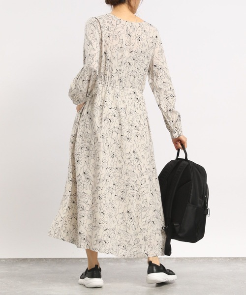 GLOBAL WORK Smile Seed Store（グローバルワーク スマイルシードストア）の「レーヨンVネックワンピース長袖 ...