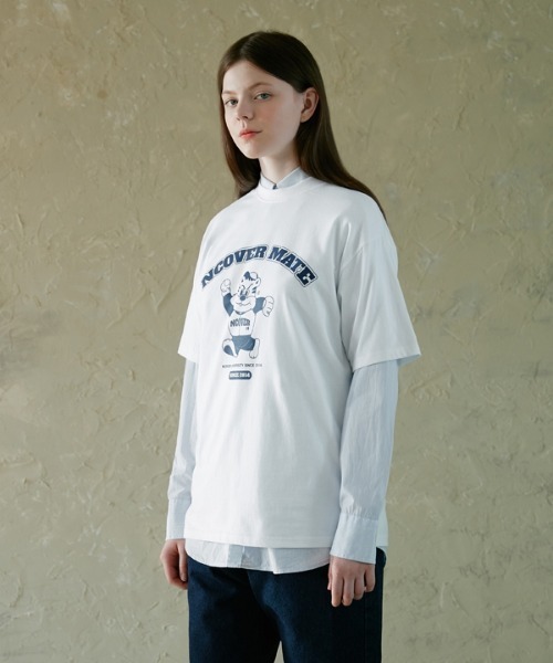 NCOVER（エヌカバー）の「【NCOVER 】バートアーチロゴティーシャツ / BERT ARCH LOGO TSHIRT（Tシャツ ...