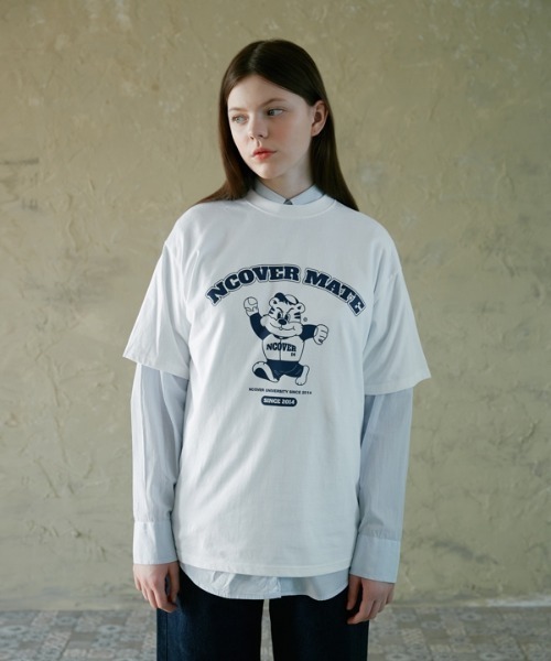 NCOVER（エヌカバー）の「【NCOVER 】バートアーチロゴティーシャツ / BERT ARCH LOGO TSHIRT（Tシャツ ...