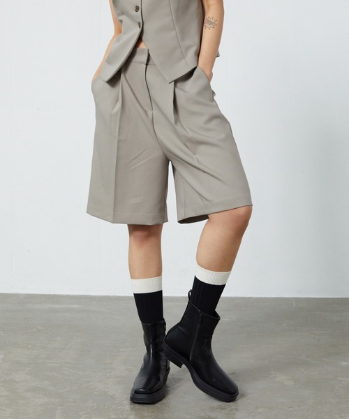 FEKETE HALF SLACKS PANTS (SET-UP)（スラックス）｜FEKETE（フェケテ）のファッション通販 - ZOZOTOWN