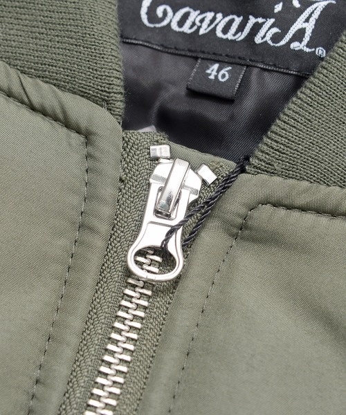 CavariA（キャバリア）の「『CavariA/キャバリア』中綿入りビッグMA-1ジャケット ボンバージャケット（MA-1）」 - WEAR