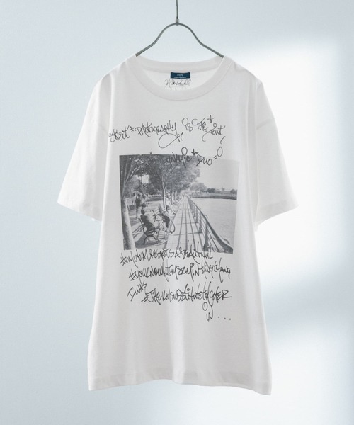 ITEMS URBANRESEARCH（アイテムズ アーバンリサーチ）の「RICKY POWELL Photo Tshirts（Tシャツ ...