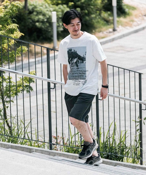 ITEMS URBANRESEARCH（アイテムズ アーバンリサーチ）の「RICKY POWELL Photo Tshirts（Tシャツ ...