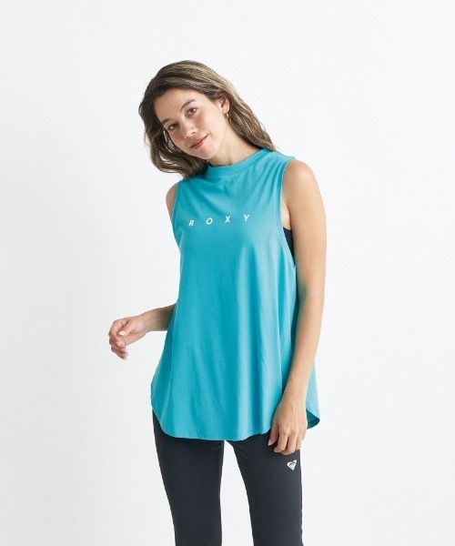 ROXY（ロキシー）の「IMAGINE/ロキシー速乾UVカット付きサイドスリットデザインフィットネスデザインタンクトップ（タンクトップ ...