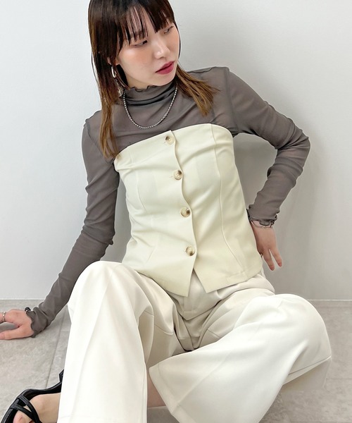 ABYS（アビス）の「ベアトップビスチェ（その他トップス）」 - WEAR