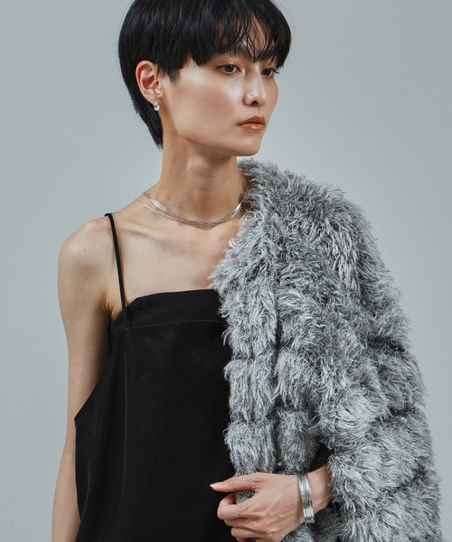 セール】パールレザーライクキャミワンピース（ワンピース）｜SALON