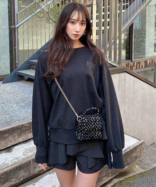 rienda（リエンダ）の「メッセージロゴスウェットトップス 春服（スウェット）」 - WEAR