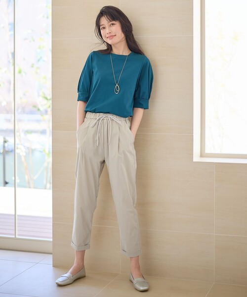 any Fam（エニィファム）の「【接触冷感/ウエストゴム/ストレッチ】クールタッチタックパンツ（その他パンツ）」 - WEAR