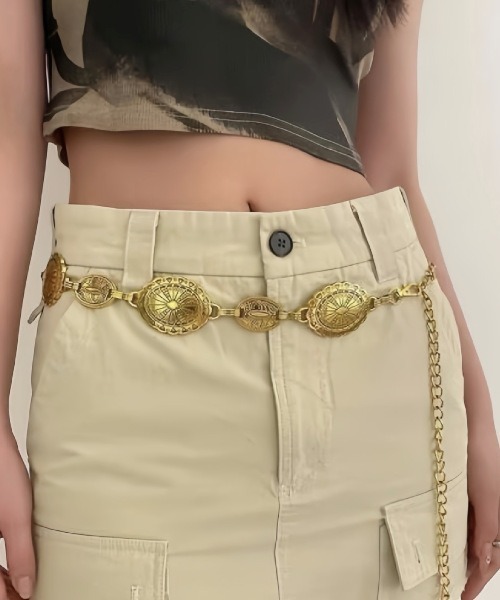 《ウエスタンチェーンベルト Y2K グランジ（MA/EK334）（ベルト）｜B.I.D.（ビーアイディー）のファッション通販 - ZOZOTOWN