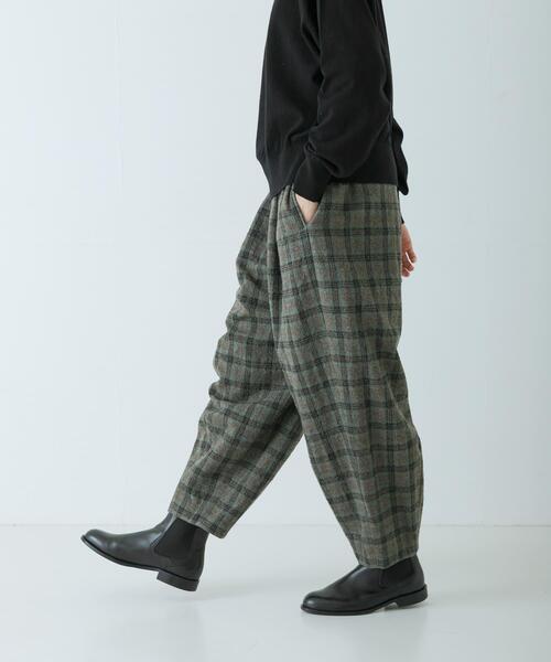 ウールコットンチェックパンツ（その他パンツ）｜かぐれ（カグレ）の