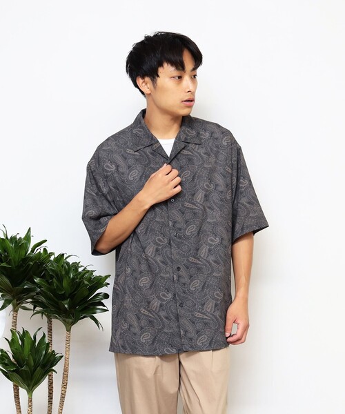 【セール】B:MING by BEAMS / ペイズリー オープンカラー シャツ（シャツ/ブラウス）｜B:MING by BEAMS（ビーミングバイビームス）のファッション通販 - ZOZOTOWN