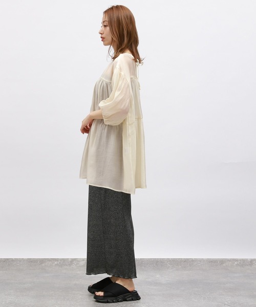 LAKOLE（ラコレ）の「2WAYティアードチュニック / 124159（シャツ/ブラウス）」 - WEAR