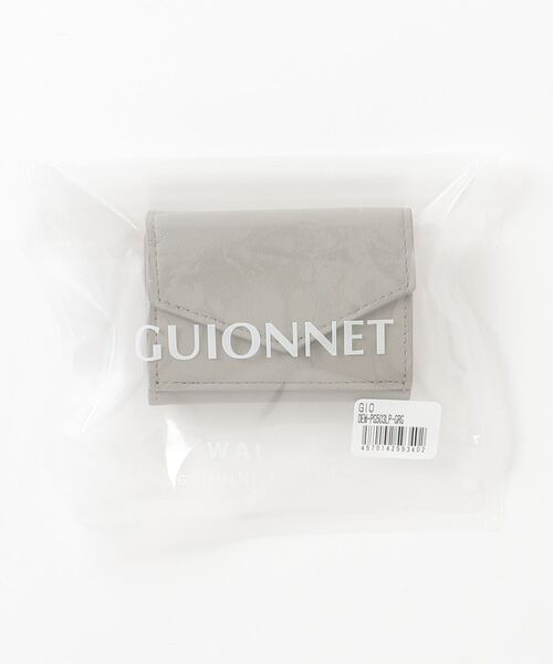 GUIONNET（ギオネ）の「GUIONNET COMPACT WALLET PITAPATA ギオネ 3つ折り 本革 財布 ピタパタ（財布 ...