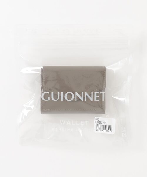 GUIONNET（ギオネ）の「GUIONNET COMPACT WALLET PITAPATA ギオネ 3つ折り 本革 財布 ピタパタ（財布 ...