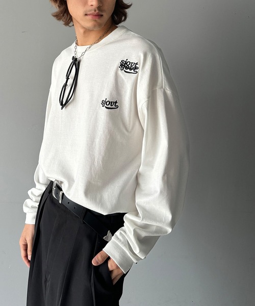 【セール】《Javaジャバコラボ》ランダムロゴ刺繍綿100%長袖カットソー（Tシャツ/カットソー）｜Java（ジャバ）のファッション通販 - ZOZOTOWN