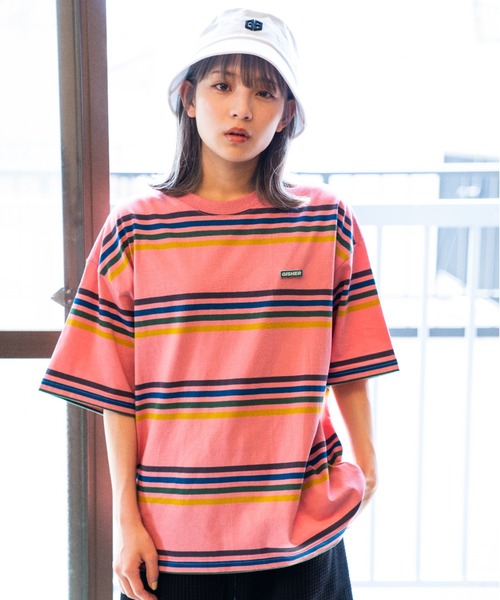 GISHER（ギッシャー）の「STRIPED TEE（Tシャツ/カットソー）」 - WEAR