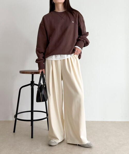 セール】【WEB限定】FR刺繍裏毛スウェット（スウェット）｜fredy emue