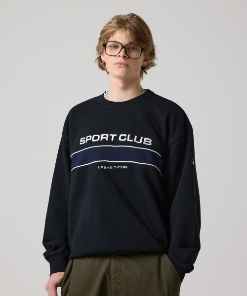 【セール】Retro D Sports Club Sweatshirt_Black（スウェット）｜URBANDTYPE（アーバンディタイプ）の ...