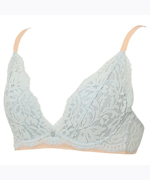 AMOSTYLE BY Triumph（アモスタイルバイトリンプ）の「Deep V ブラジャー(パッドなし) フラッフィー レース【B,C,Dカップ】AMST1409 WHP JX（ブラジャー ...