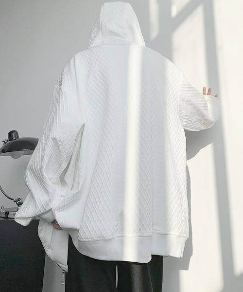 FVLMEN（フルメン）の「【FVLMEN】cable knitting pattern emboss gimmick zip parka ...