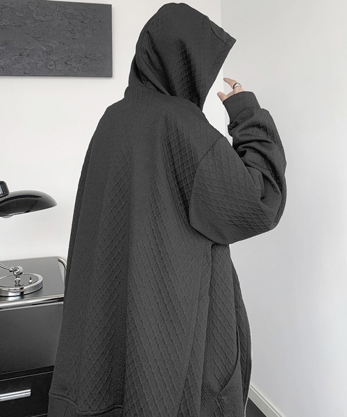 FVLMEN（フルメン）の「【FVLMEN】cable knitting pattern emboss gimmick zip parka ...