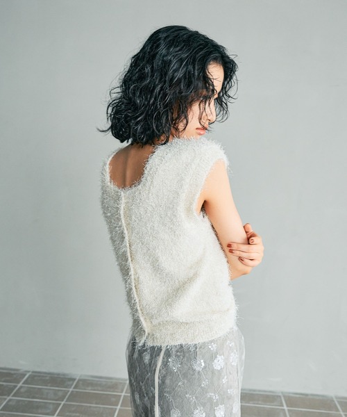 LEPSIM（レプシィム）の「【FOR I SERIES】5ゲージ2WAYニットベスト 138619（ベスト）」 - WEAR