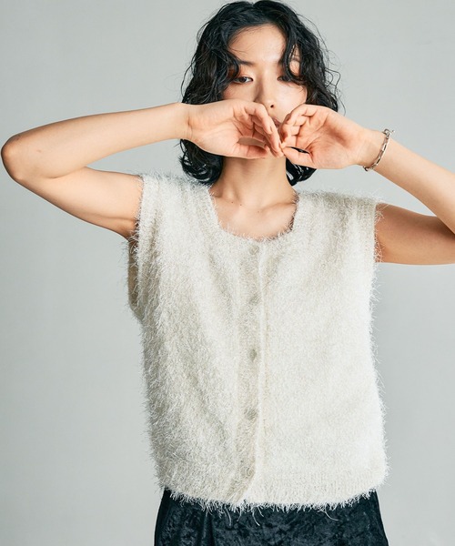 LEPSIM（レプシィム）の「【FOR I SERIES】5ゲージ2WAYニットベスト 138619（ベスト）」 - WEAR