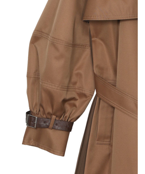 AMERI（アメリ）の「BALLOON SLEEVE PLEATS TRENCH（トレンチコート）」 - WEAR