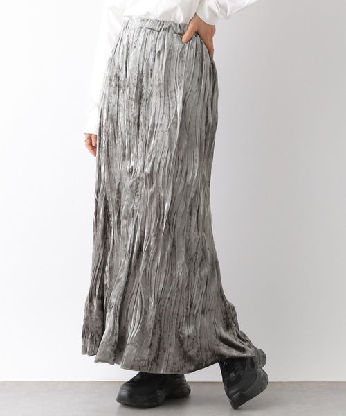 LEPSIM（レプシィム）の「ベロアロングスカート 134229（スカート）」 - WEAR