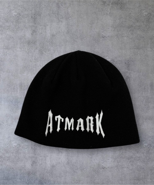 ATMARK（アットマーク）の「《フリーサイズ / UNISEX 》ATMARKロゴビーニー（ニットキャップ/ビーニー）」 - WEAR