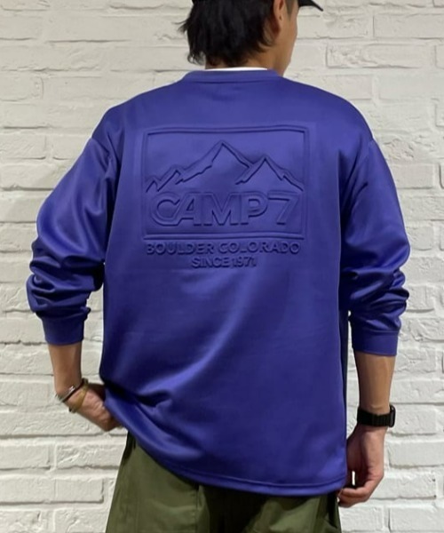 【セール】【CAMP7】エンボスロゴロンT（Tシャツ/カットソー）｜CAMP7（キャンプセブン）のファッション通販 - ZOZOTOWN
