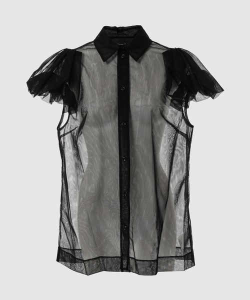 Simone Rocha（シモーネロシャ）の「PUFF CAP SLEEVE SHIRT（シャツ/ブラウス）」 - WEAR