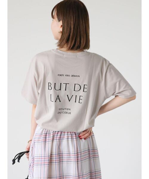 Lugnoncure（ルノンキュール）の「エンブロイダリーTシャツ（Tシャツ/カットソー）」 - WEAR