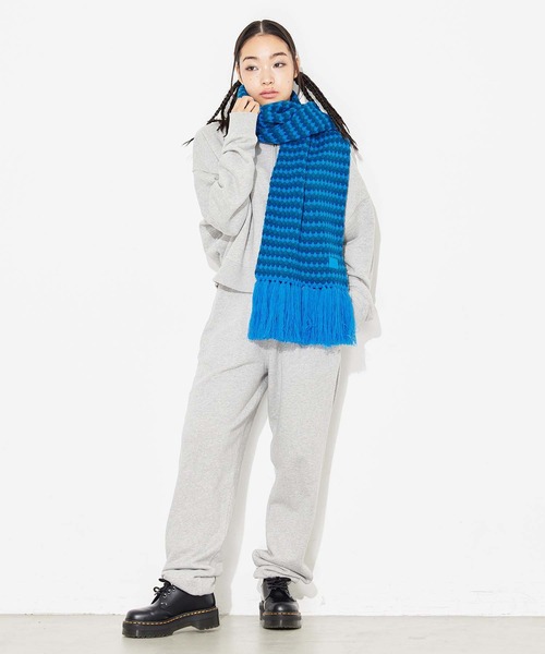 X-girl（エックスガール）の「KNIT MUFFLER（マフラー）」 - WEAR
