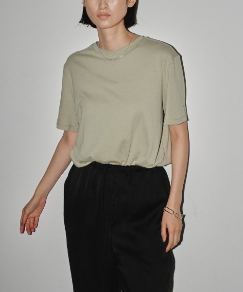 TODAYFUL（トゥデイフル）の「TODAYFUL Basic Smooth T-shirts ベーシックスムースTシャツ/12410613（Tシャツ/カットソー）」 - WEAR