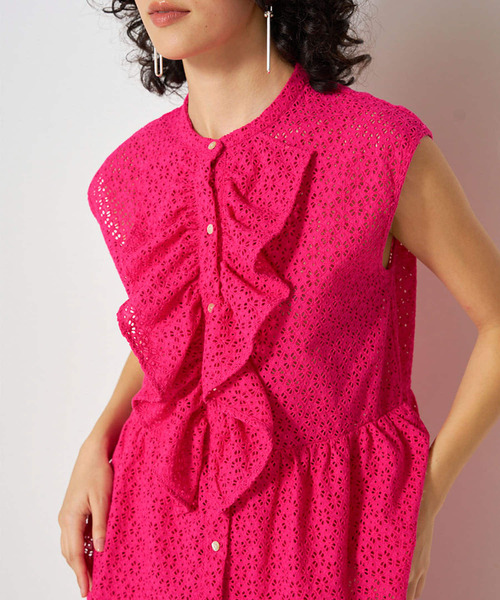 セール】Mewl アイレットレースブラウス（シャツ/ブラウス）｜URBAN