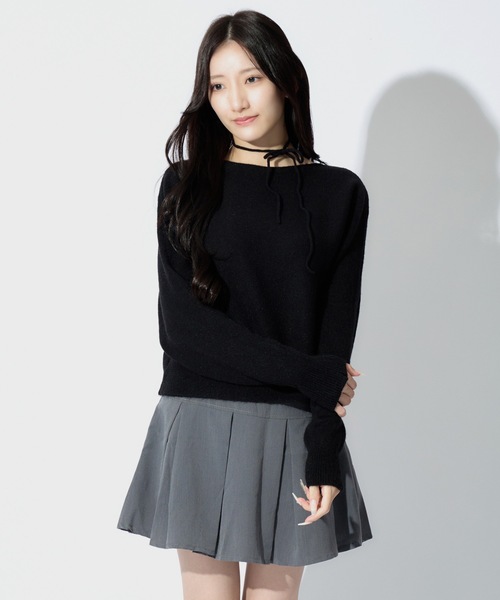 ALLuRing ChaRm（アリュリングチャーム）の「One Sholder Ribbon Knit / ワンショルダーリボンニット（ニット ...