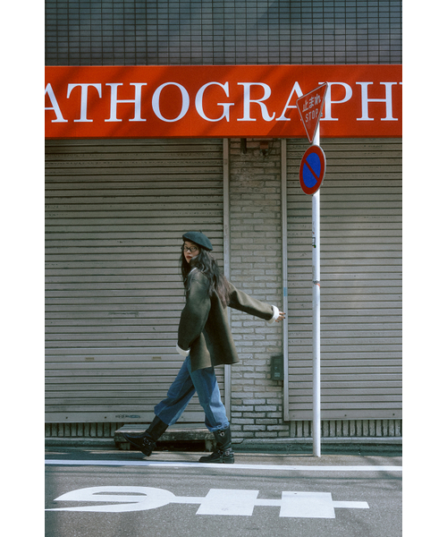 AFTERHOURS（アフターアワーズ）の「WOOL SHEARLING MUSTANG JACKET (KHAKI-BLACK)（ムートン ...