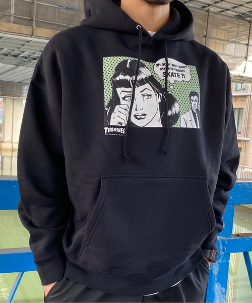 THRASHER（スラッシャー）の「WEB限定 THRASHER BoyFriend プルパーカー（パーカー）」 - WEAR