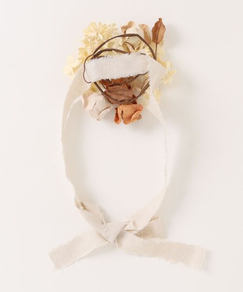 CHACO （FLOWER ACCESSORY）（チャコ）の「CHACO/ リボン付きペーパーリース（その他ヘアアクセサリー）」 - WEAR