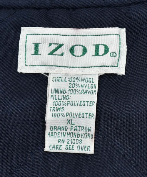 VINTAGE（ヴィンテージ）の「【ヴィンテージ古着】80's IZOD/アイゾッド ワッペン刺繍 中綿入り スタジャン（スタジャン）」 - WEAR