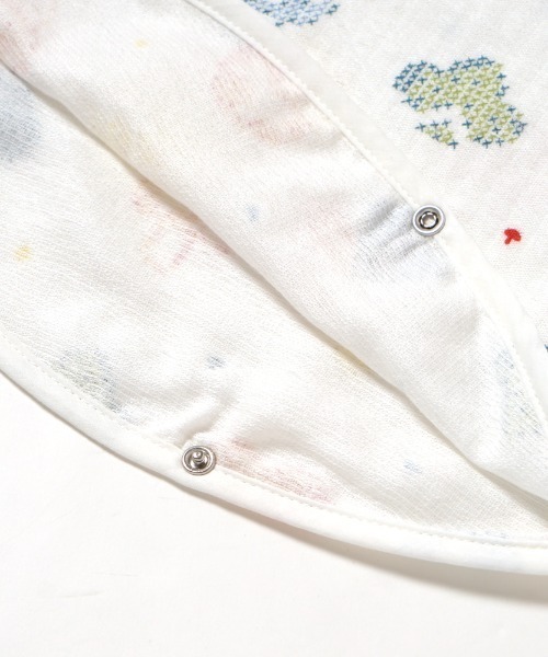 Hoppetta（ホッペッタ）の「【Hoppetta(ホッペッタ)】COTTON × TENCEL シャンピニオン ピケ 3重ガーゼスリーパートドラー・キッズサイズ（ベビーパジャマ/スリーパー ...