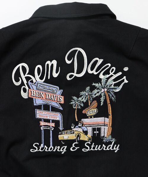 BEN DAVIS（ベンデイビス）】COTTON DUCK SOUVENIR JACKET