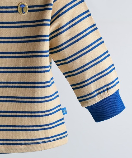 moimoln（モイモルン）の「【SOFT&】ボーダーミニ裏毛トップス（Tシャツ/カットソー）」 - WEAR