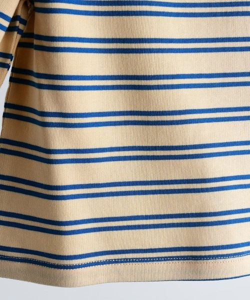 moimoln（モイモルン）の「【SOFT&】ボーダーミニ裏毛トップス（Tシャツ/カットソー）」 - WEAR