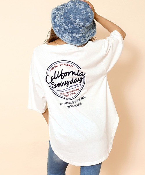 anap mimpi（アナップミンピ）の「サークルロゴ刺繍ビックTシャツ（Tシャツ/カットソー）」 - WEAR